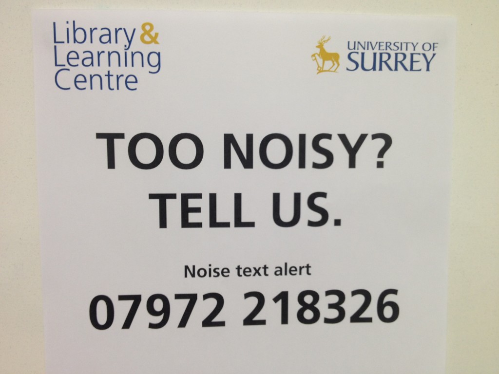 Disturbed by noise in the Library? | Library News